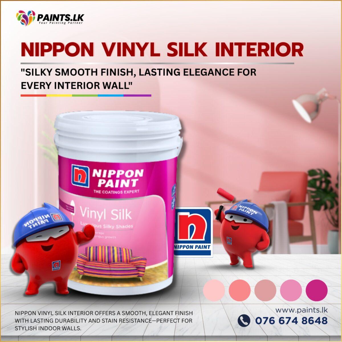 Nippon Vinyl Silk Brilliant White - Paints
