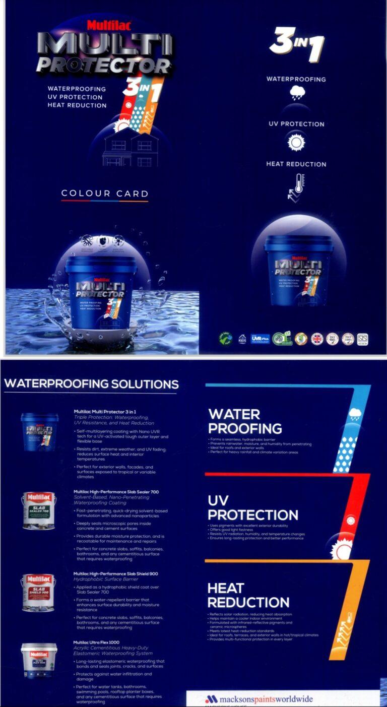 MULTILAC MULTI PROTECTOR 3IN1 COLORS - Paints